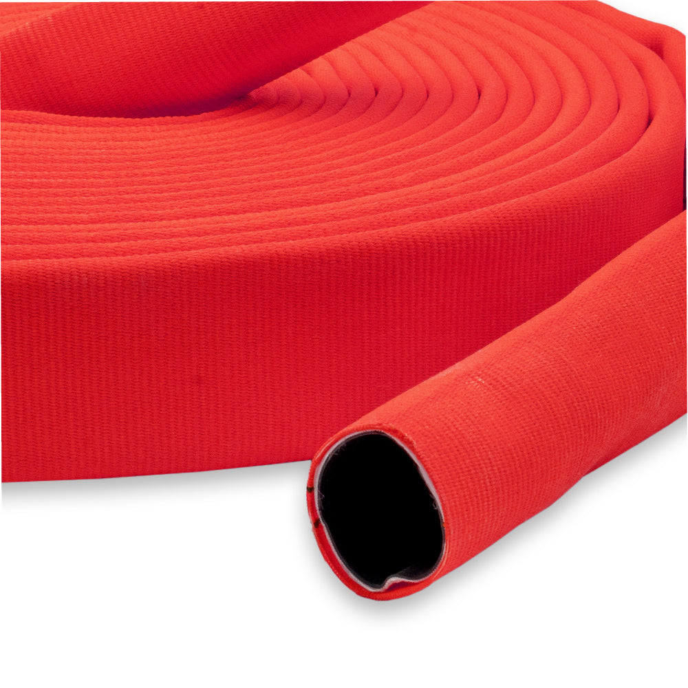 2-1/2" Double Jacket Fire Hose Uncoupled Red – Water Pump Hose
