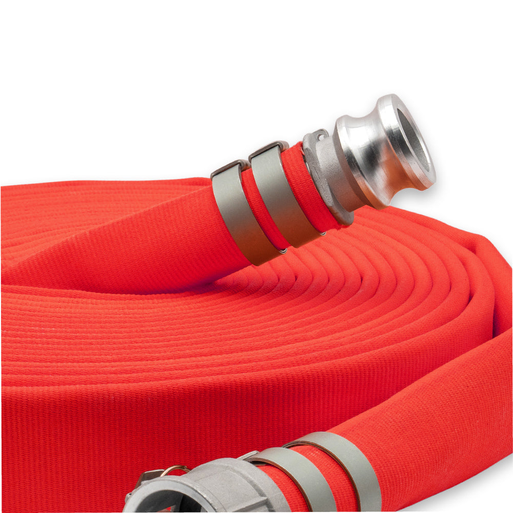 2" Double Jacket Fire Hose Camlock Fittings Red – Water Pump Hose