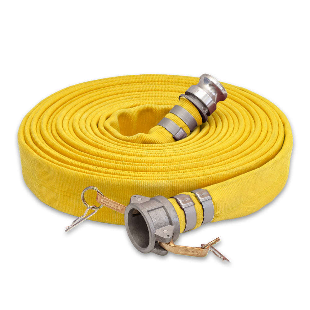 Double Jacket Fire Hose 400 PSI Yellow – Water Pump Hose
