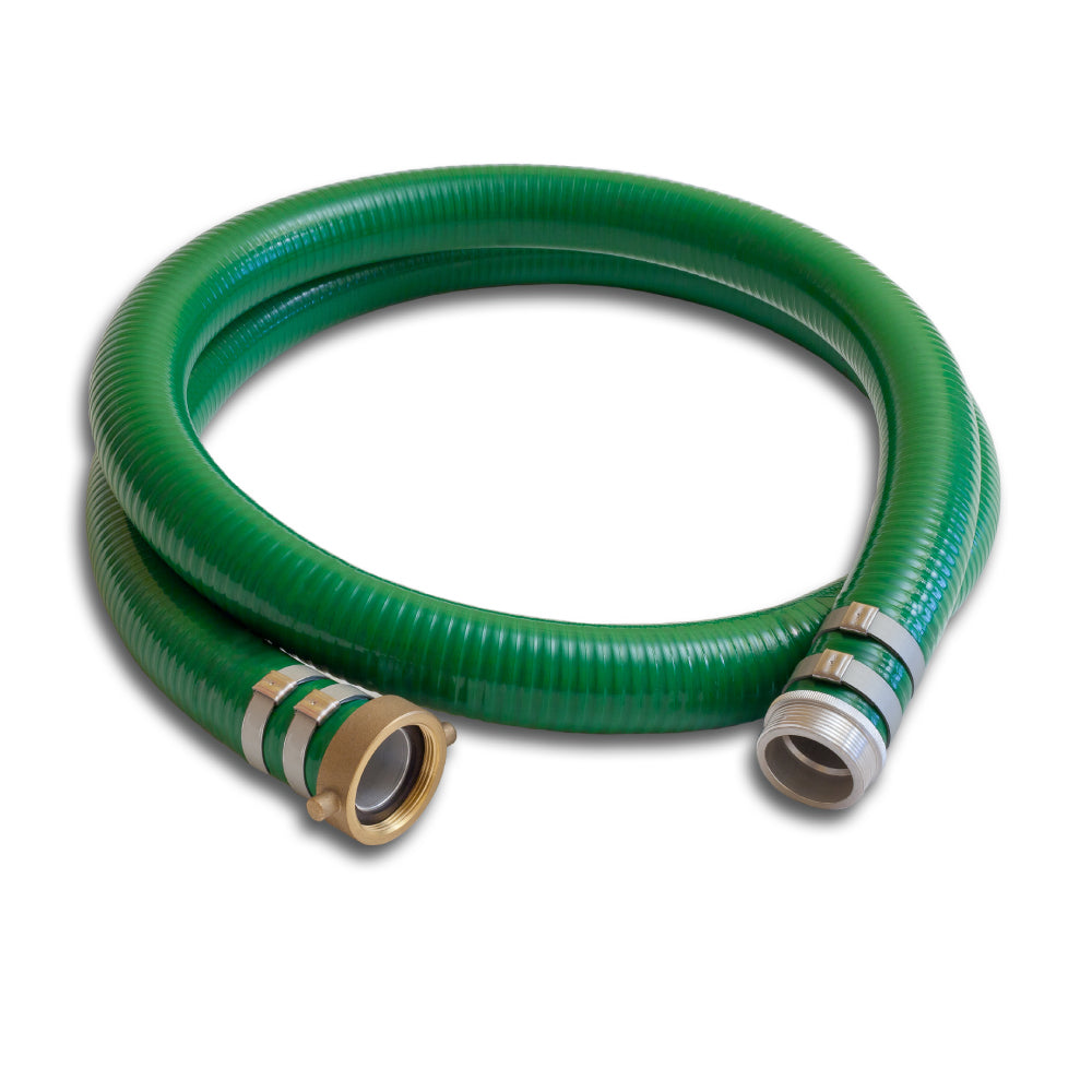 Green PVC Suction Hose 125 PSI – Water Pump Hose